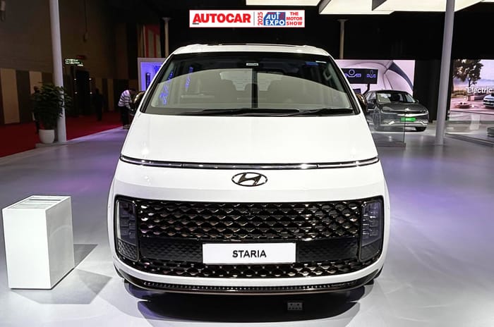 Hyundai Staria MPV showcased at Auto Expo 2025 | Autocar India
